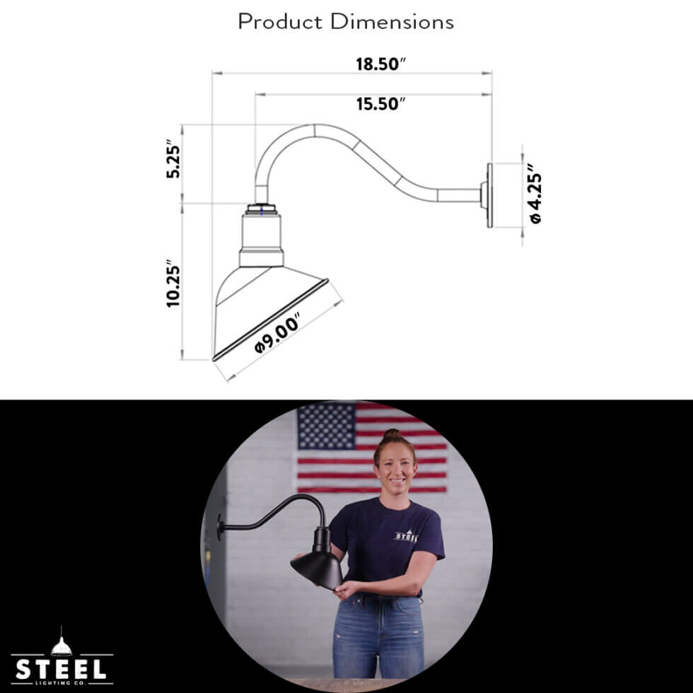 Venice Wall Mounted Light | Industrial Barn House Lighting Fixture