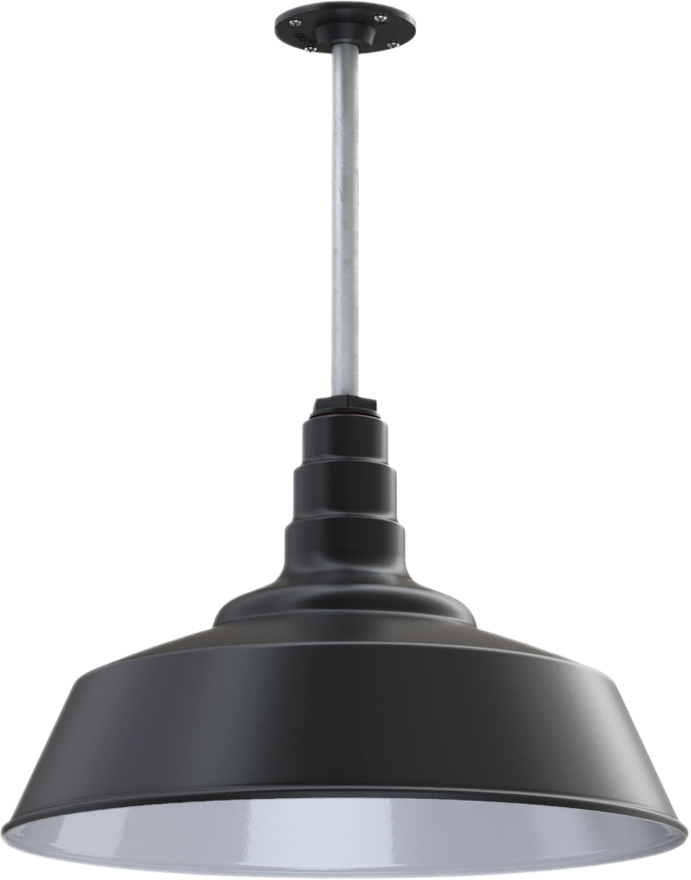 American-Made Steel Ceiling Lights - Handcrafted Pendants